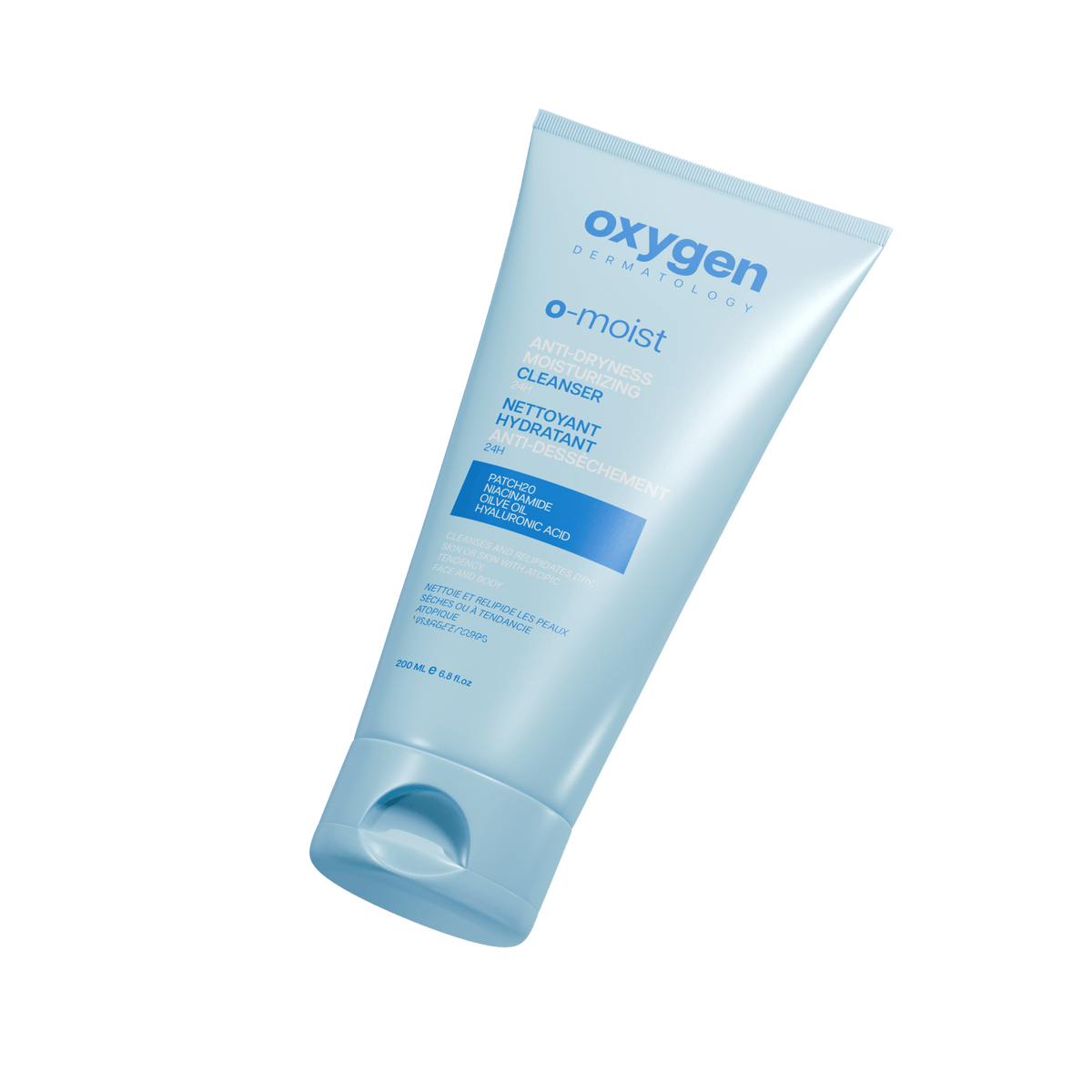 O-MOIST ANTI-DRYNESS MOISTURIZING CLEANSER 200 ml – Oxygen Dermatology